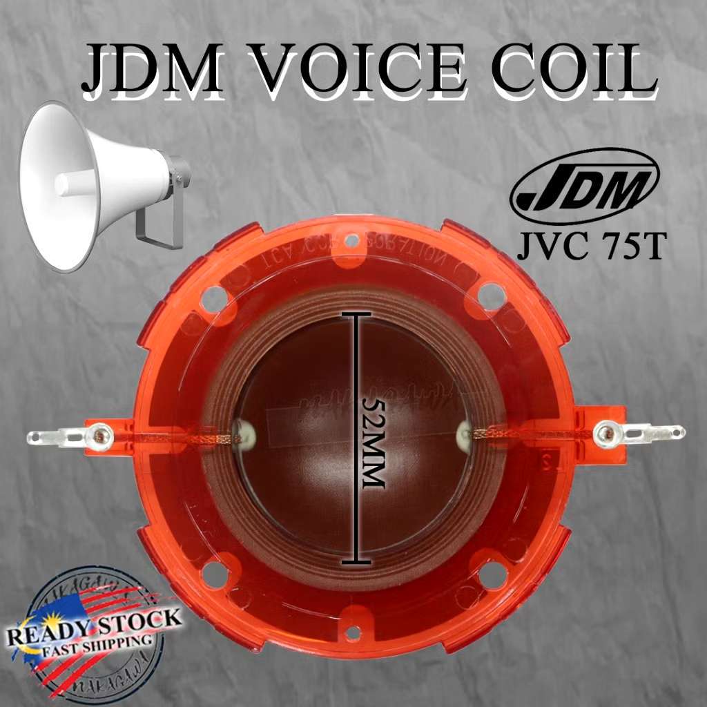 JDM JVC75T VOICE COIL SPEAKER DIAPHRAGM FOR JDM DRIVER OR TOA TU652M ...