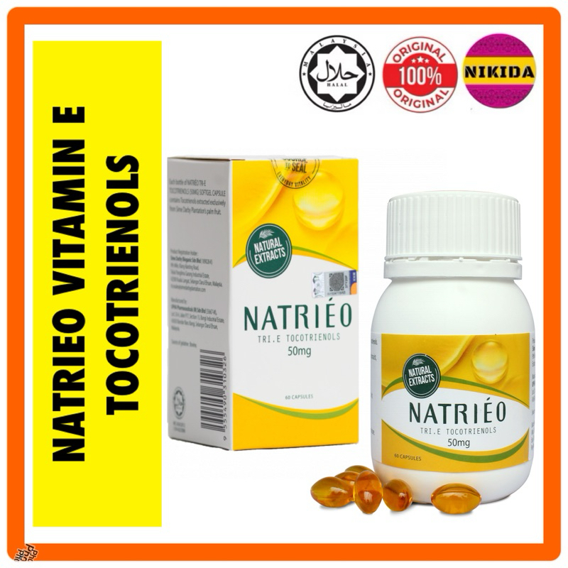 ORIGINAL VITAMIN E TOCOTRIENOL NATRIEO by SIME DARBY MAL20013203XCR 50 ...