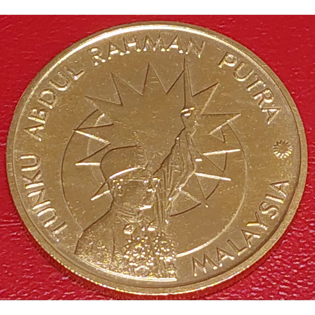 (Pure gold 24k plated coins) 1957-1982 > 25 Years Merdeka > T.A.Rahman ...