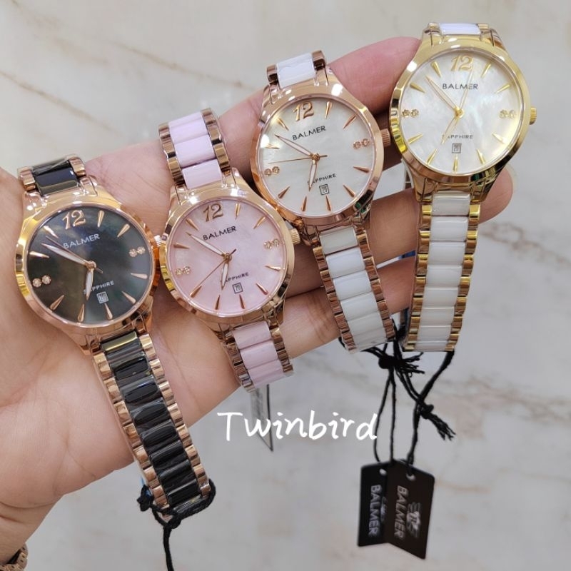 8182 BALMER ANALOG LADIES WATCH with Sapphire glass and date | Shopee ...