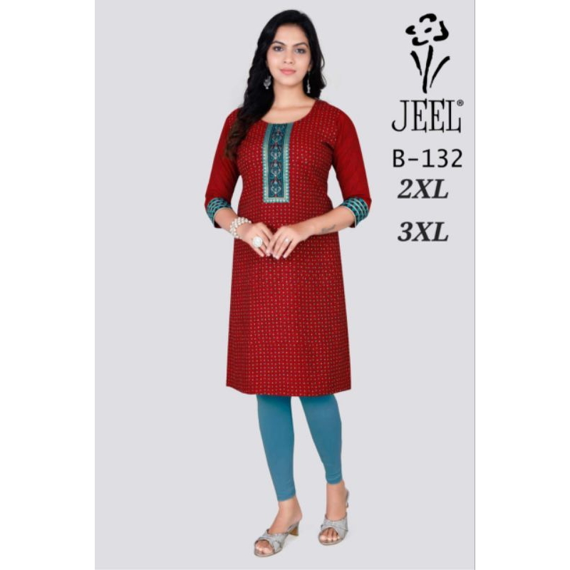 JEEL RAYON KURTIS 23 | Shopee Malaysia
