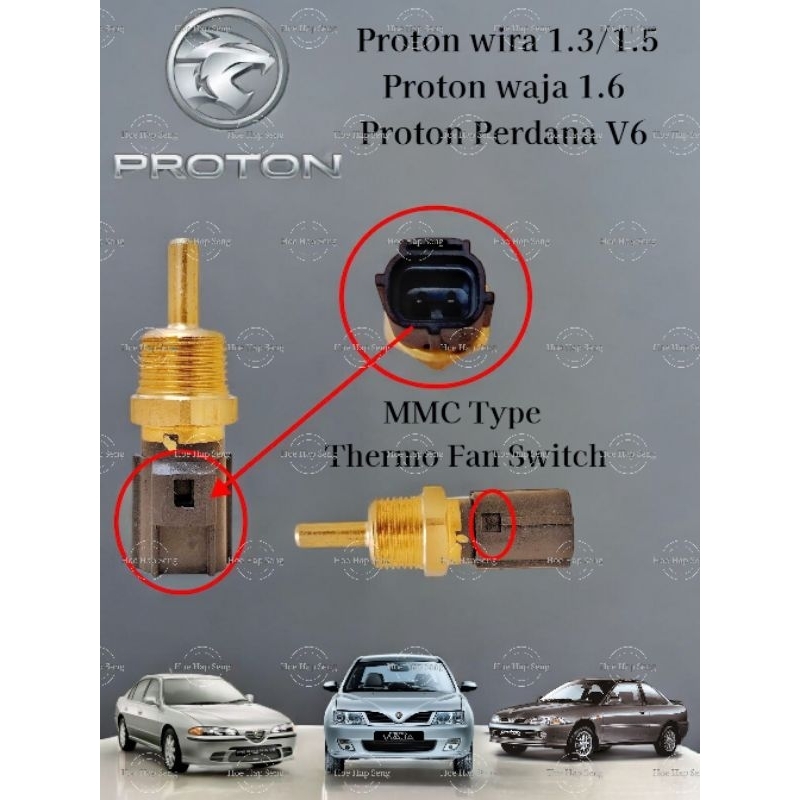 Proton Wira 1.6 / Waja MMC / Perdana 2.0 & V6 Radiator Fan Switch ...