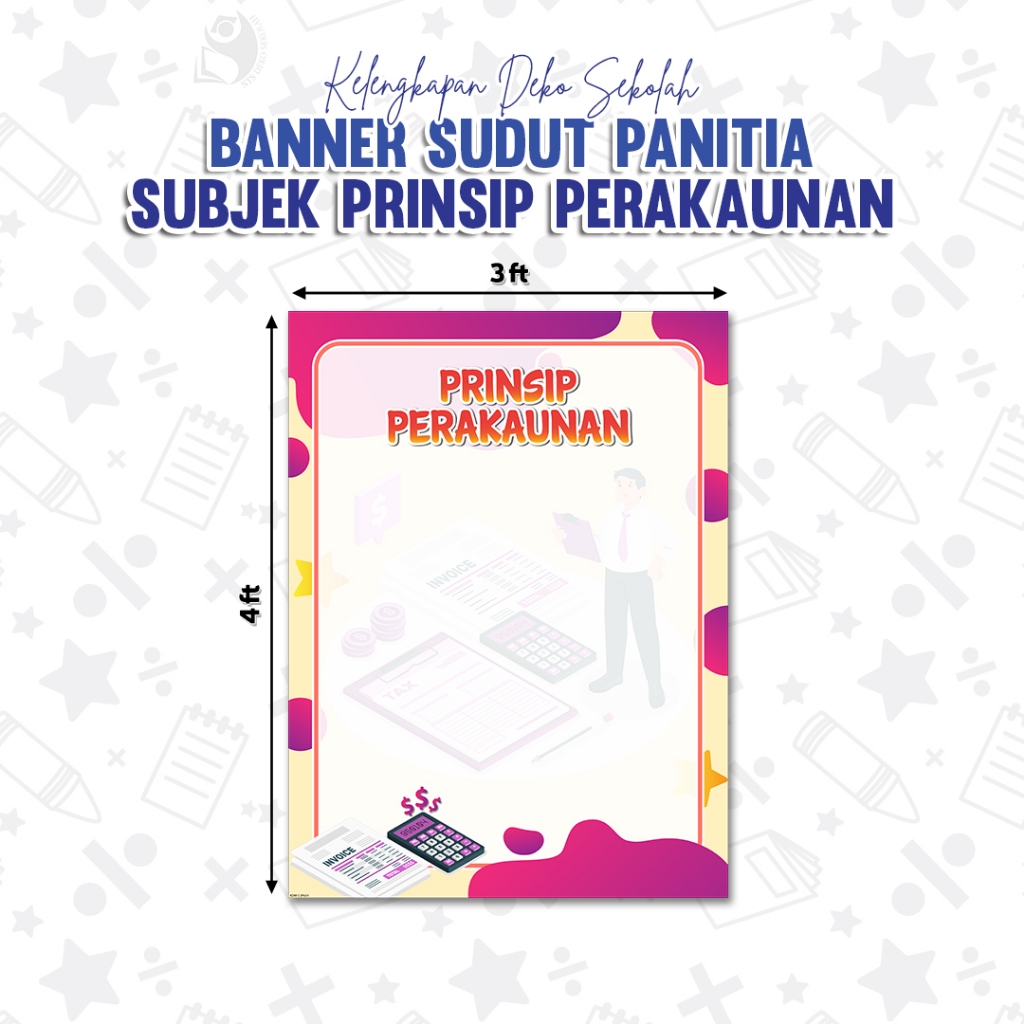Banner Sudut Panitia - Subjek Prinsip Perakaunan / Hiasan Kelas ...