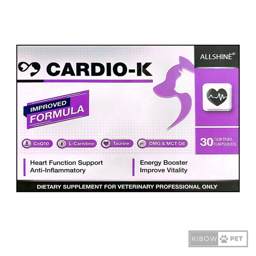 Cardio-K capsule for cats and dogs (30 capsules/box) / Support Heart ...