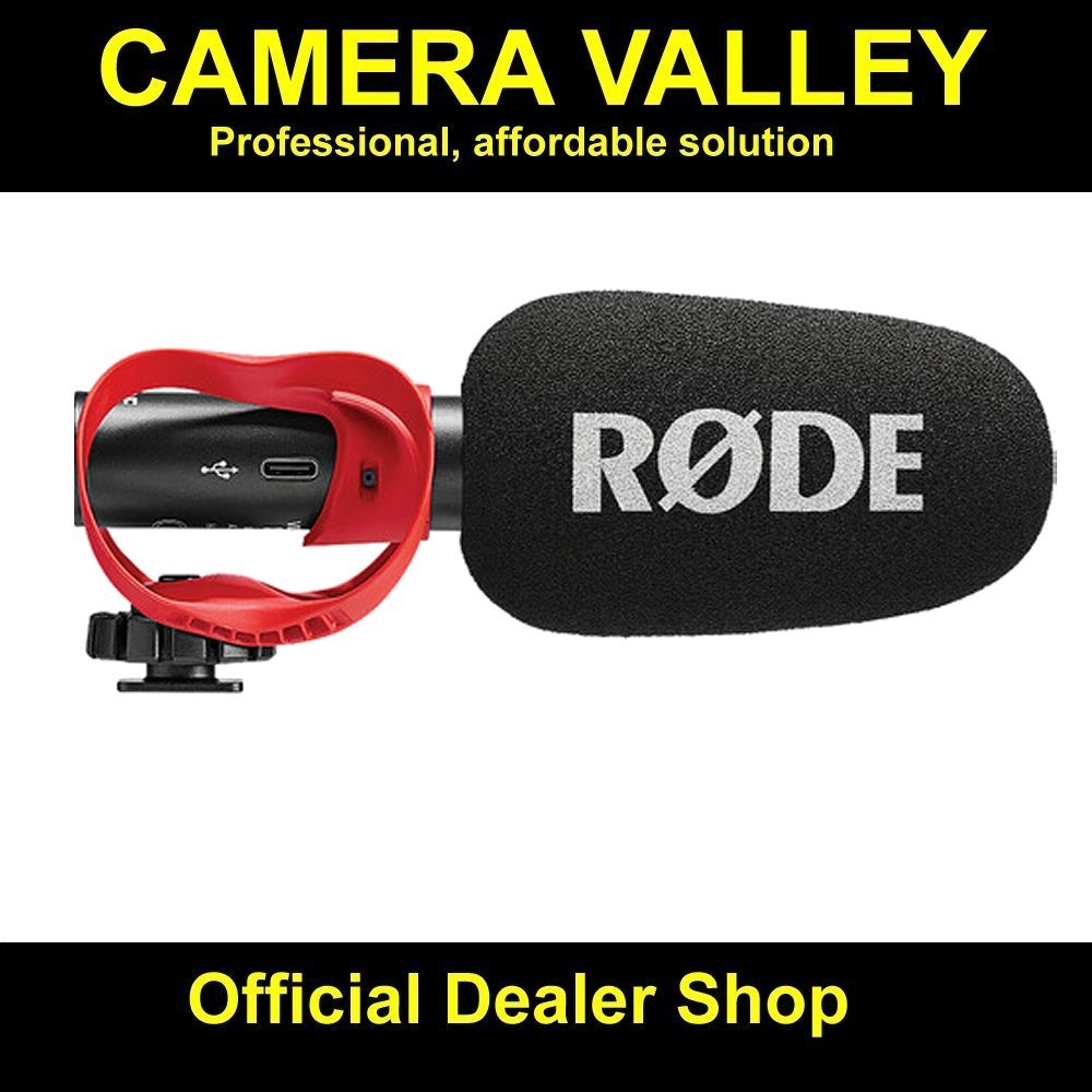 Rode VideoMic GO II-H Ultracompact Analog / USB Camera-Mount Shotgun ...