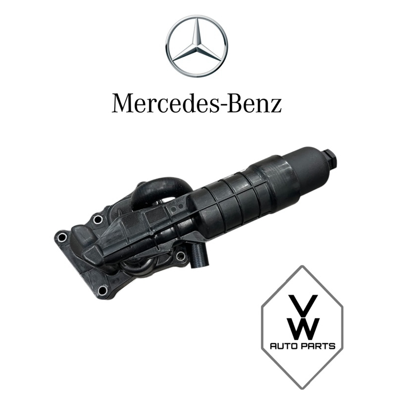 ENGINE OIL COOLER WITH OIL FILTER HOUSING MERCEDES BENZ M271 CGI W204 ...