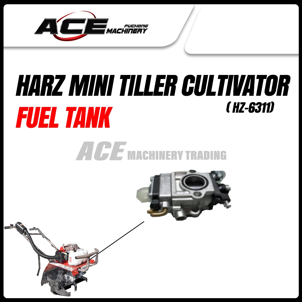 HARZ Mini Tiller Cultivator 68cc HZ-6311 ( CARBURETOR ) | Shopee Malaysia