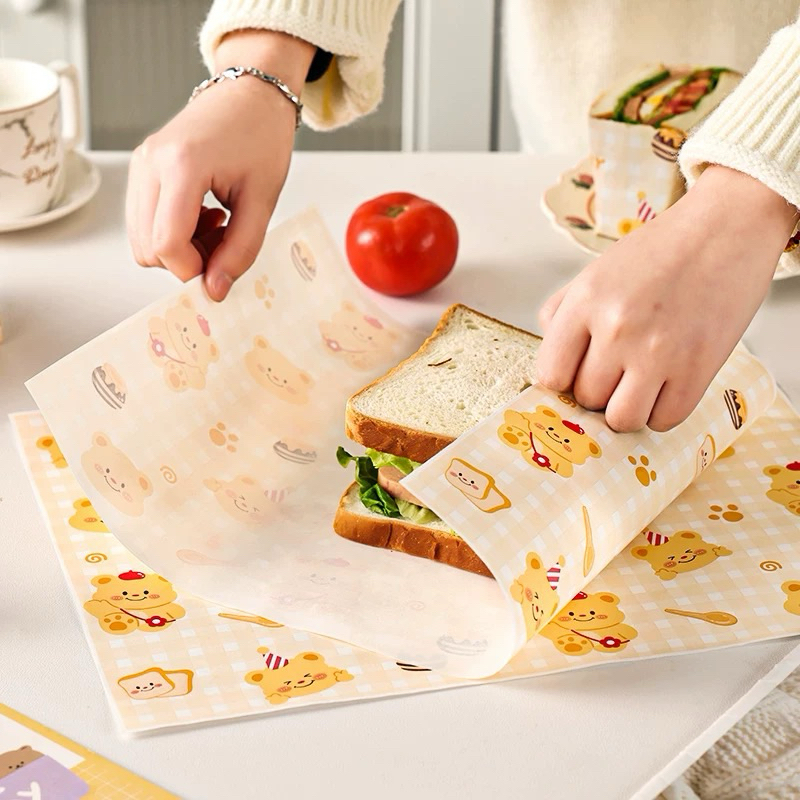 Sandwich Paper Food Wrapping Wax Paper Food Basket Liner Grease ...