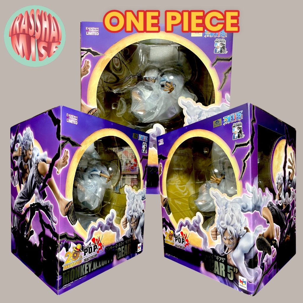 One Piece P.O.P WA- Maximum Monkey.D.Luffy Gear 5 Action Figure ...