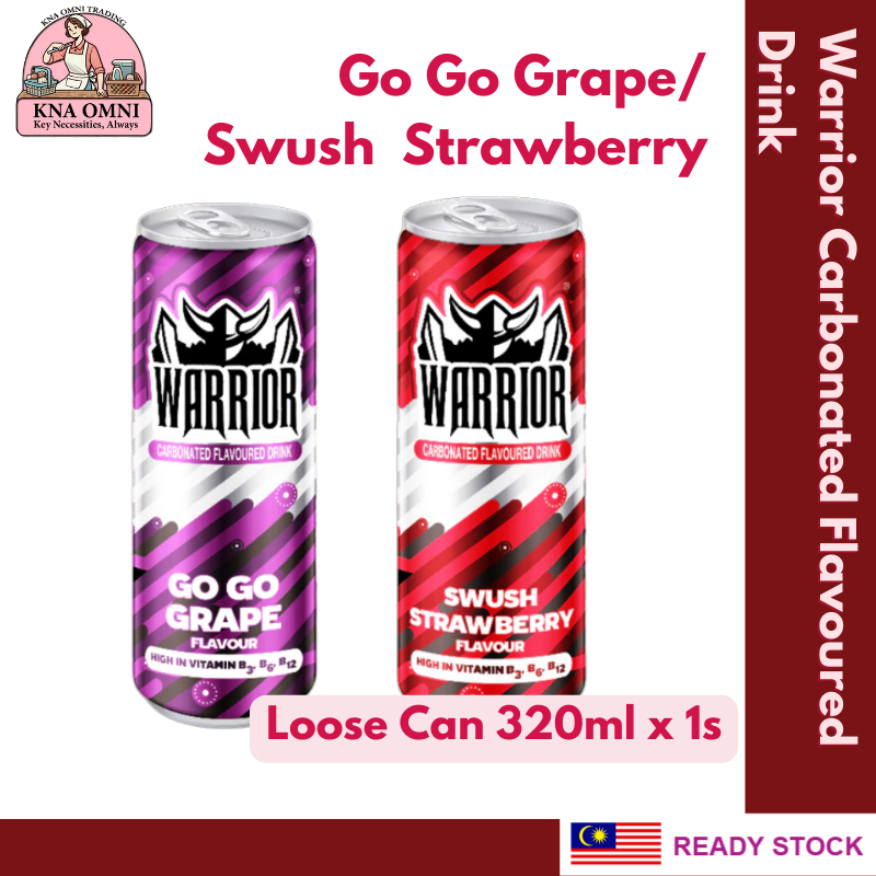 Warrior Go Go Grape / Swush Strawberry 320ml x 1 (Loose) | Shopee Malaysia