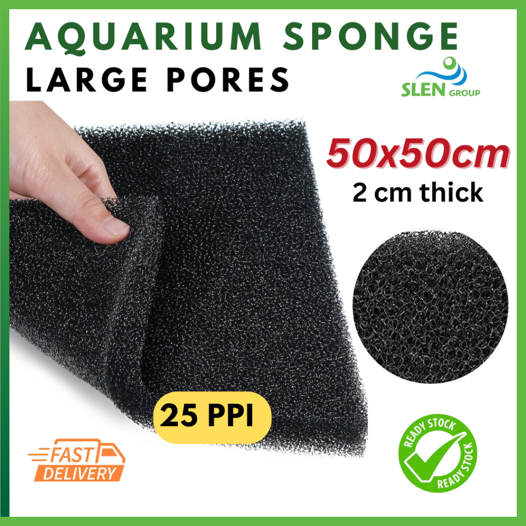 SLEN Aquarium Large Sponge Foam Pond Aquarium Fish Filter Sponge ...