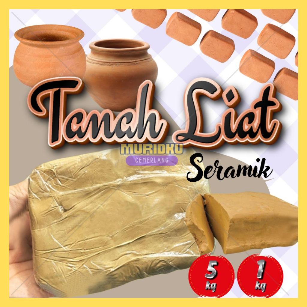 [READY STOCK] Tanah Liat Sayong (Seni Seramik&Kraf) Pottery Clay ...