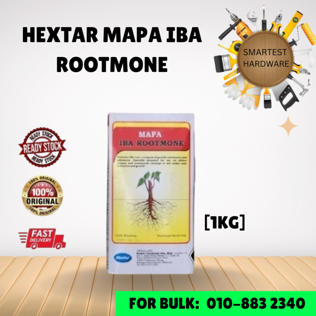 Mapa IBA Rootmone/ Hormon/ Pengalak Akar/ Root Hormone/ 生根荷尔蒙粉 | Shopee ...