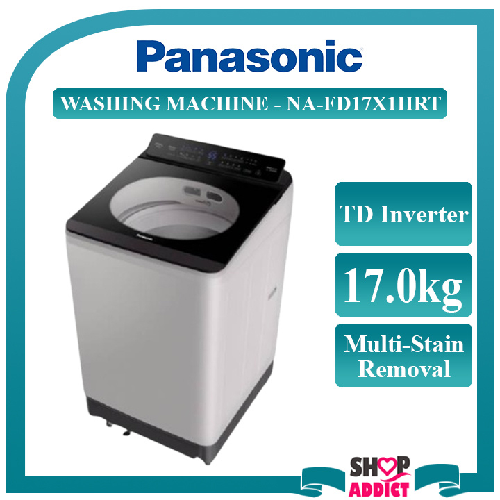 Panasonic 17kg TD Inverter Top Load Fully Washer NA-FD17X1HRT Mesin ...