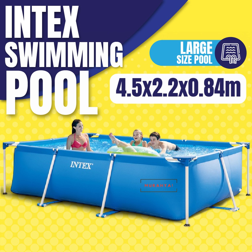 Intex Bestway Swimming Pool 4.5m 4m Kolam Renang Besar Keluarga Adults ...