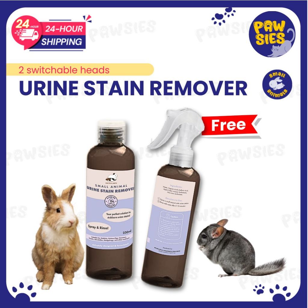 【𝟮𝟰𝗵𝗿 𝗦𝗵𝗶𝗽】CARINO PETS SMALL ANIMAL URINE STAIN REMOVER SOLUTION 230ML ...