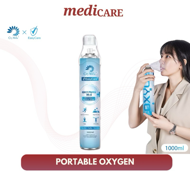 (KKM APPROVE) OMILLA X EASYCARE Portable Oxygen Inhalation Spray ...