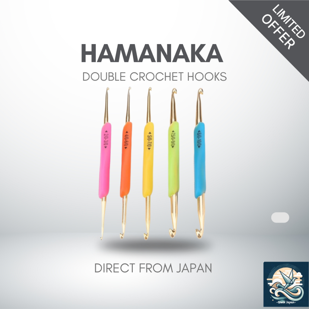 Japanese Hook Needle - Hamanaka Amiami Double Crochet Hooks [Direct from Japan] | Shopee Malaysia