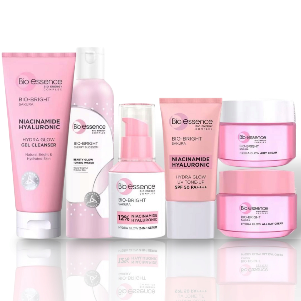 BIO-ESSENCE Bio-Bright Beauty Glow Sakura Series Skincare | Shopee Malaysia