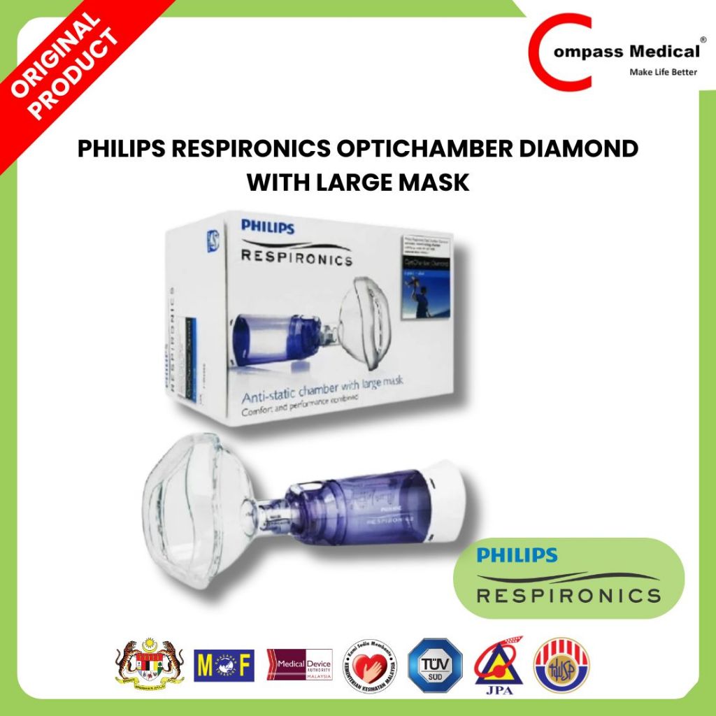 Philips Respironics OptiChamber Diamond With Large Mask ( 5 years old ...
