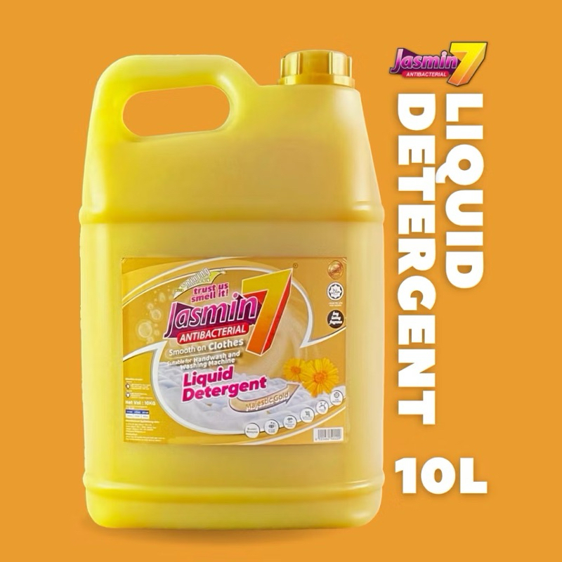 Jasmin7 Laundry Detergent 10kg | Majestic Gold | Shopee Malaysia