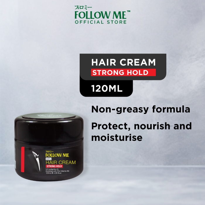 Follow Me Men Hair Cream 120ml (Strong Hold) | Shopee Malaysia