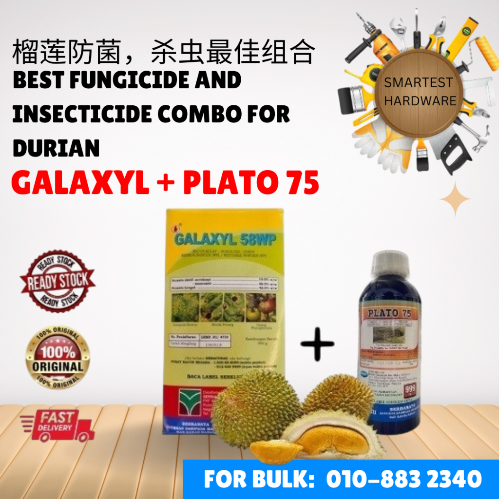 SK Galaxyl + Plato 75/ 榴莲防菌，杀虫最佳组合/ Best Fungicide and Insecticide ...