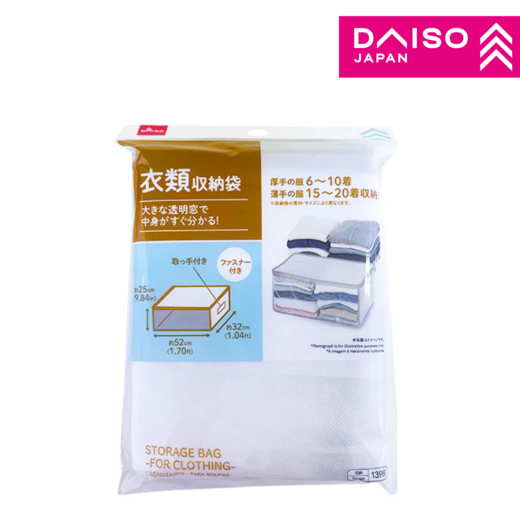 DAISO Storage Bag (for clothes) | Shopee Malaysia