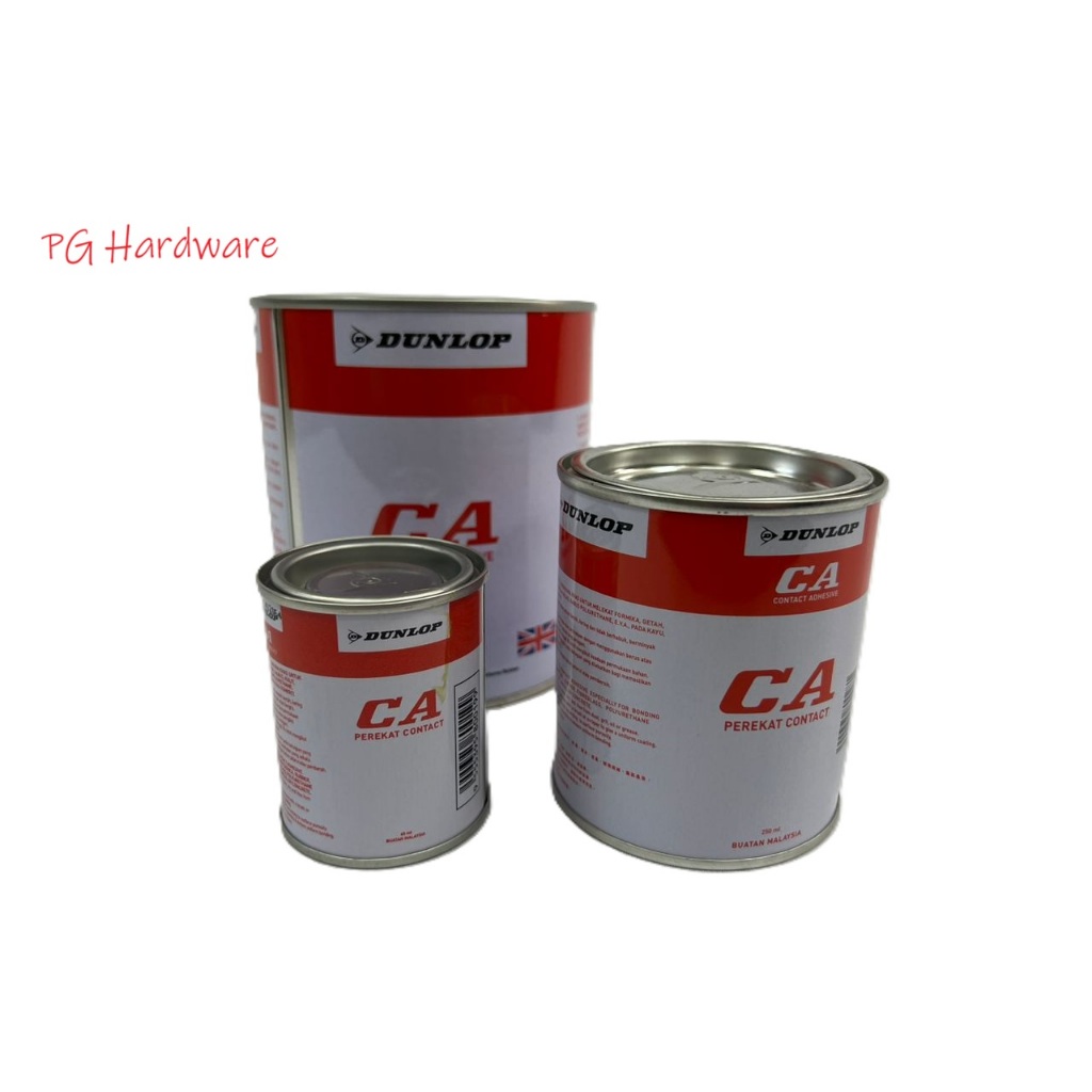 DUNLOP Contact Adhesive (CA) / Gam, Pelekat Sentuh / 接触粘合剂, 强力胶 ...