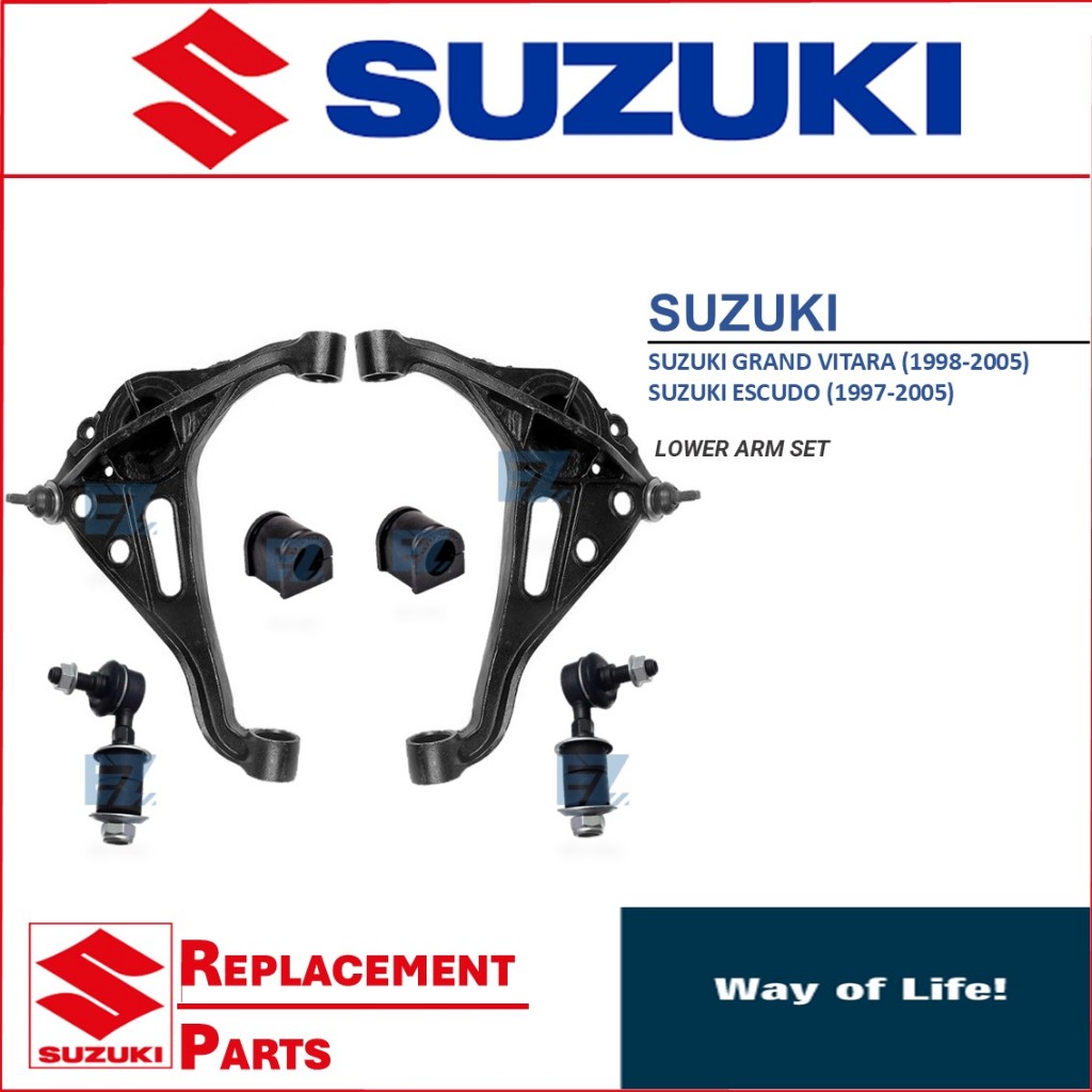 [6 IN 1] - FRONT LOWER ARM STABILIZER LINK BUSH SUZUKI GRAND VITARA V6 ...