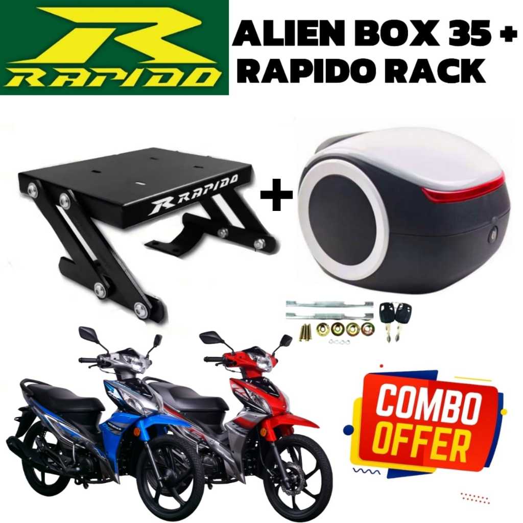 BOX ALIEN / BOX SIPUT + MONORACK RAPIDO MODENAS KRISS MR3 COMBO SET BOX ...