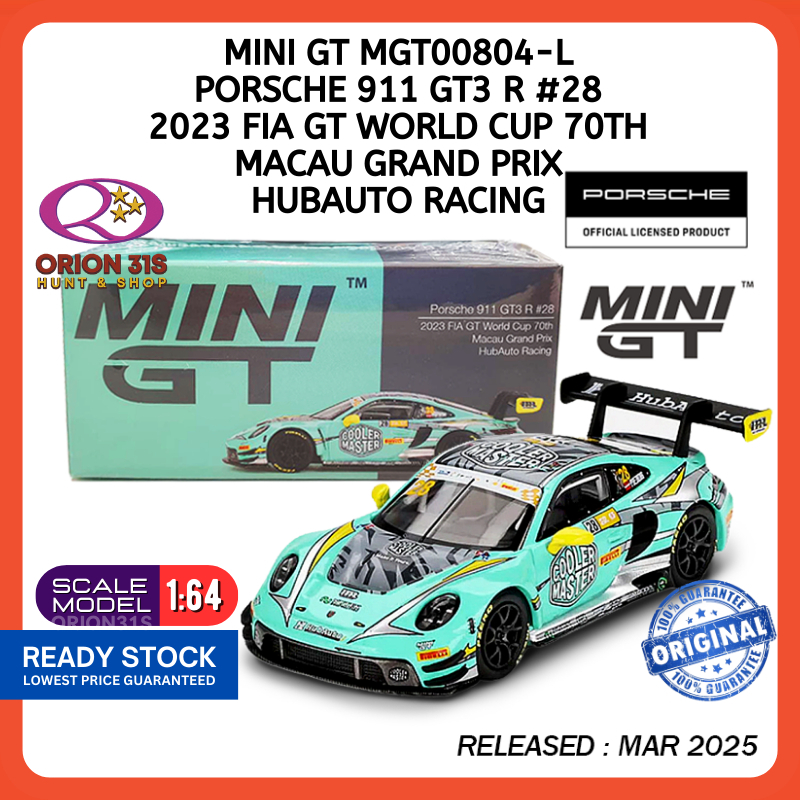 Mini GT 804 Porsche 911 GT3 R #28 2023 FIA GT World Cup 70th Macau ...