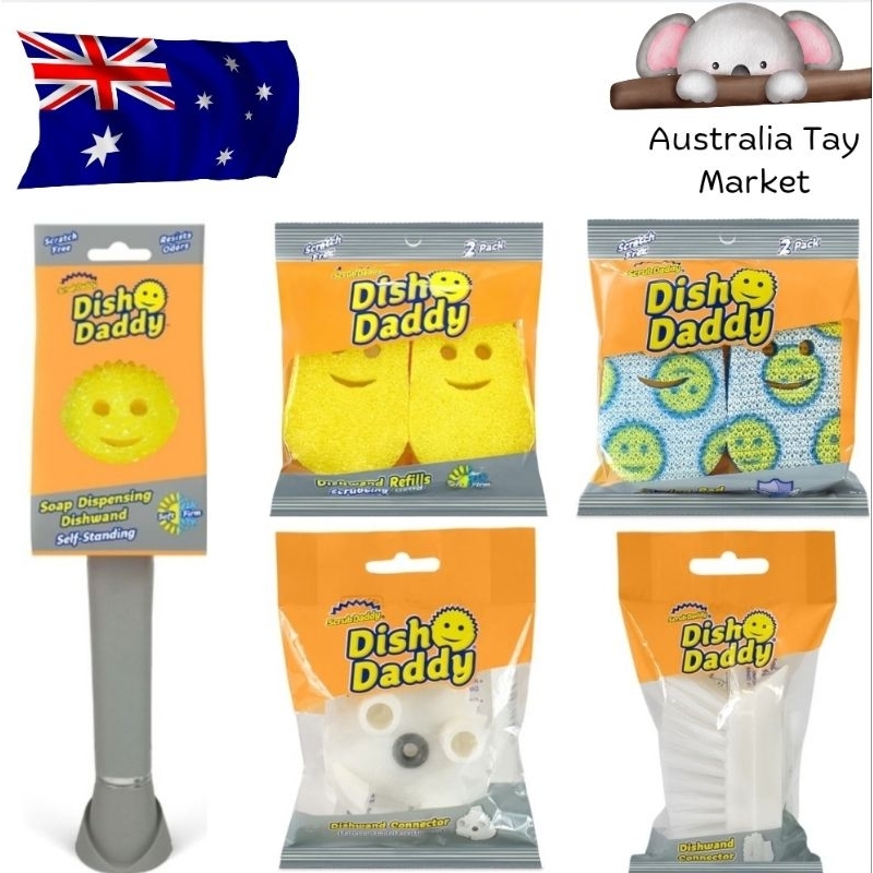 SCRUB DADDY - Dish Daddy | Refills | Family Set | Shopee Malaysia