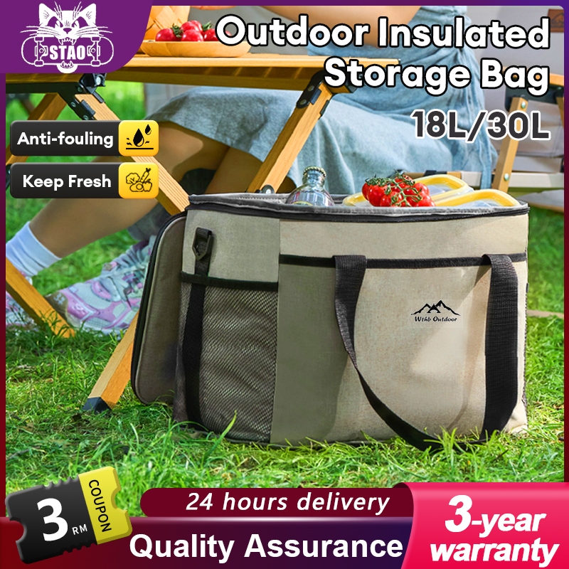 SPORT Storage Bag 18L 30L Outdoor Foldable Cooler Bag Insulated Cooler ...