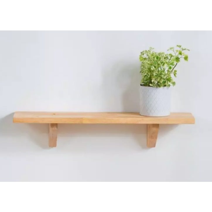 GV Wall hanging display rack Natural Wood Floating Shelves for Wall ...