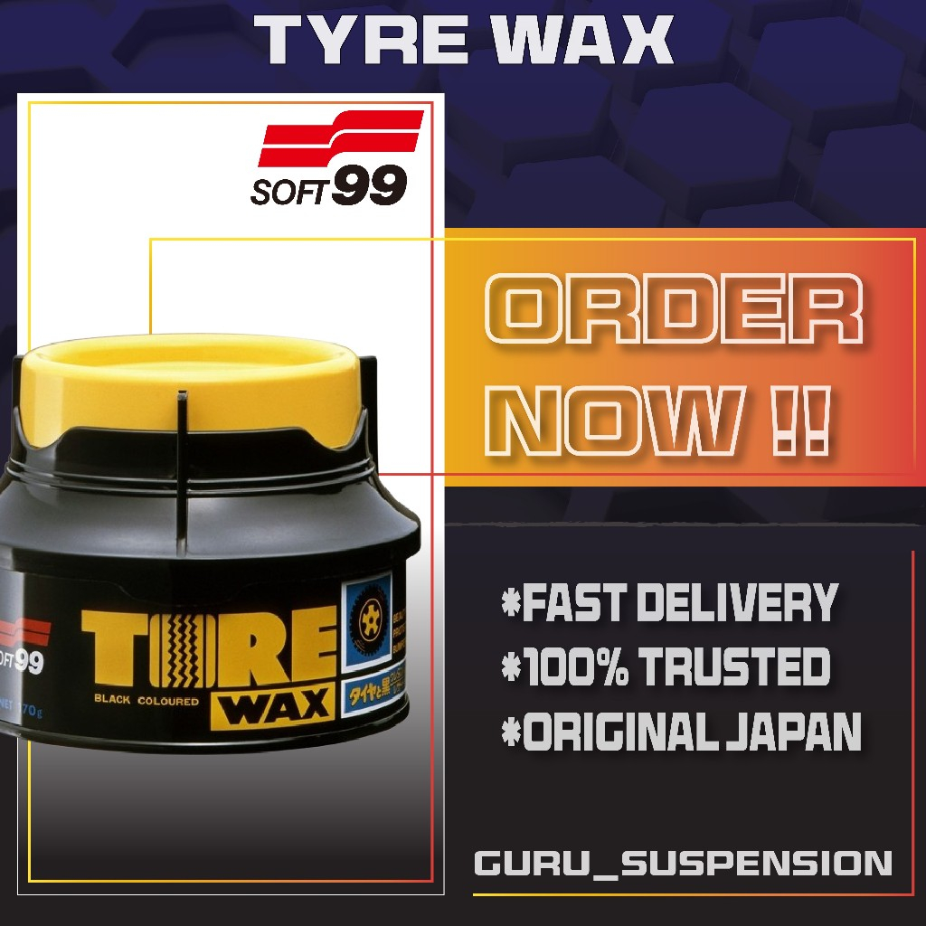 SOFT99 Tire Black Wax (170g) | Shopee Malaysia