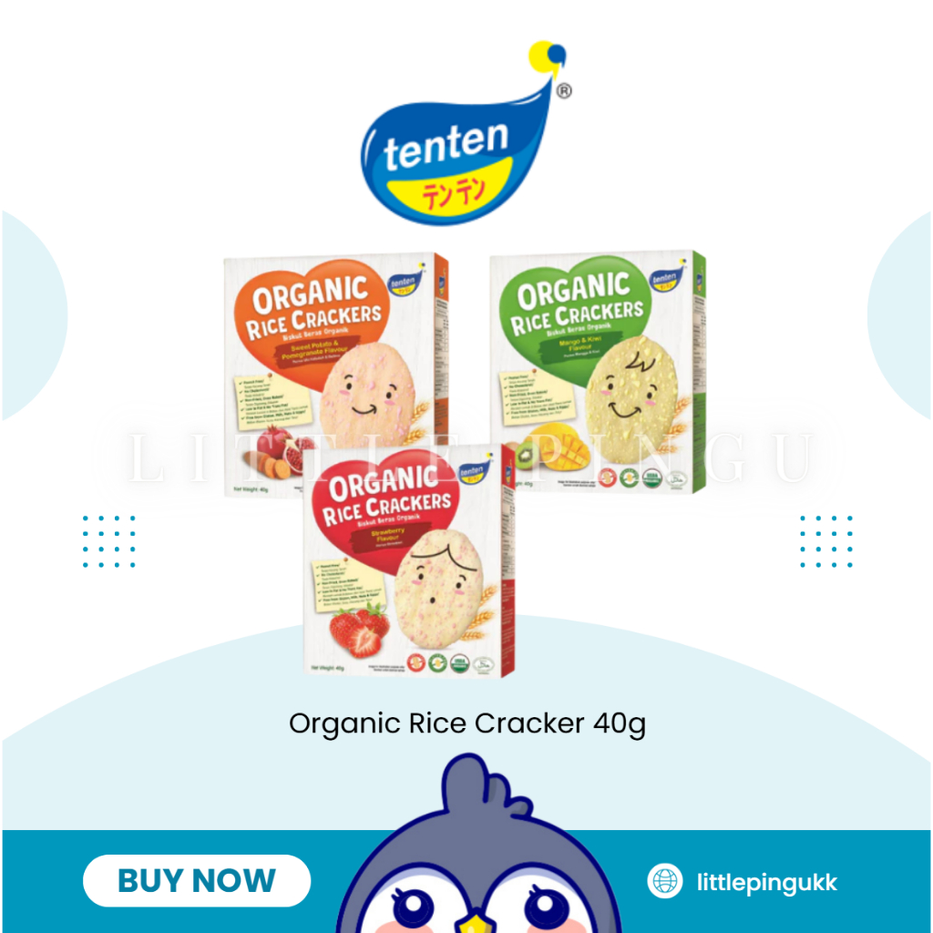 TENTEN ORGANIC RICE CRACKER | Shopee Malaysia