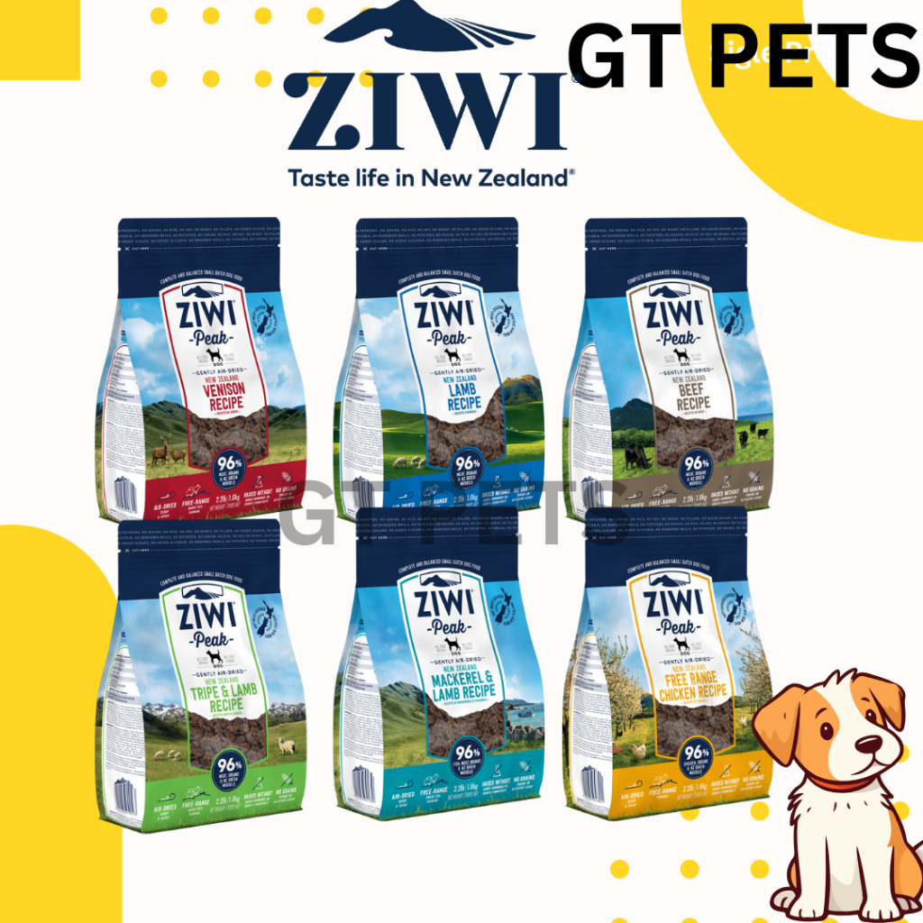 ZIWI Peak Dog Air Dried Food High In Protein Premium Ingredient 1kg & 454g | Shopee Malaysia