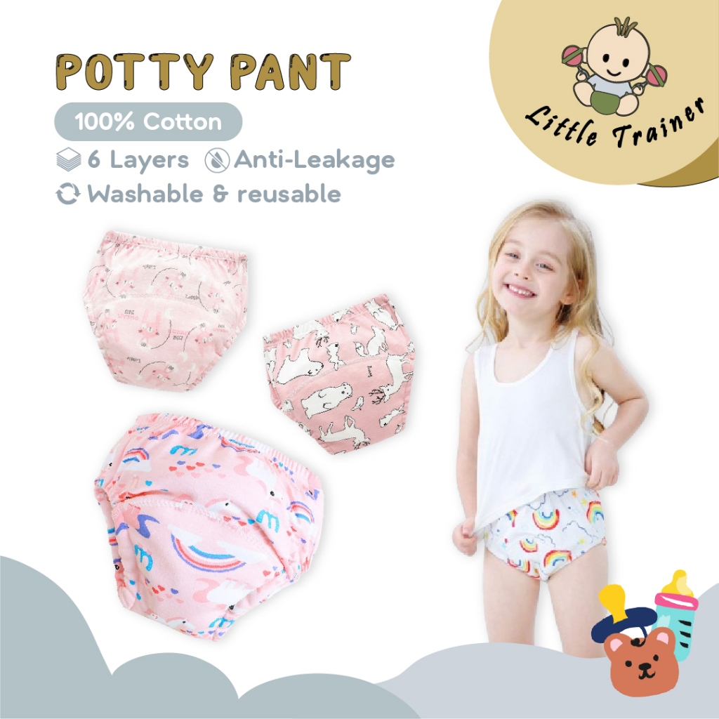 LittleTrainer Seluar Latihan Kencing Pants Potty Training Pants Girl ...
