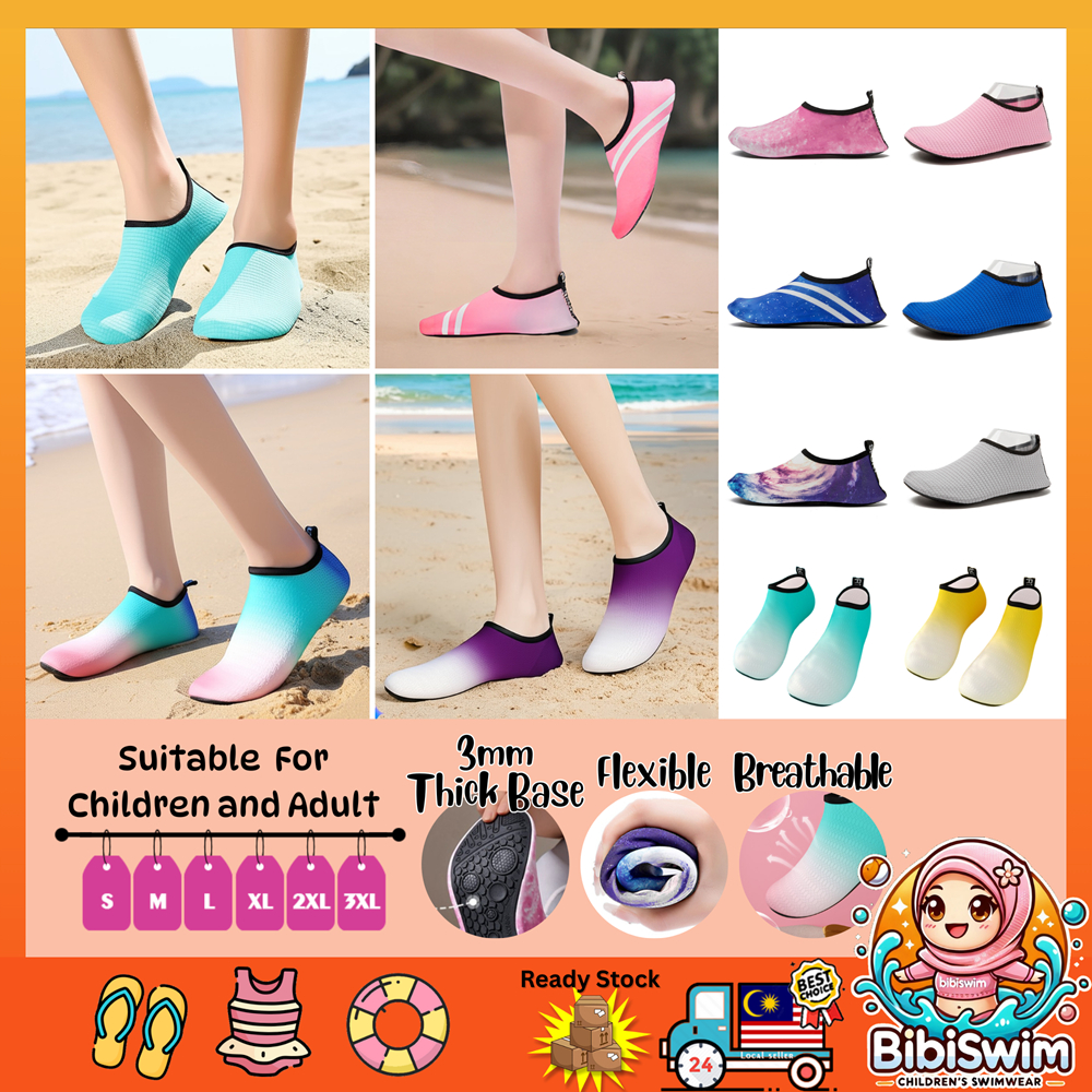 BIBISWIM Swimming Shoe Water Shoes Swimming Swim Surfing Diving Socks ...