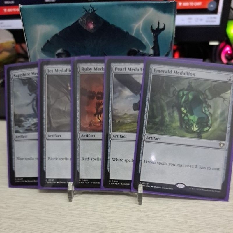 MTG Sapphire/Jet/Ruby/Pearl/Emerald Medallion (CMM)(Rare) | Shopee Malaysia