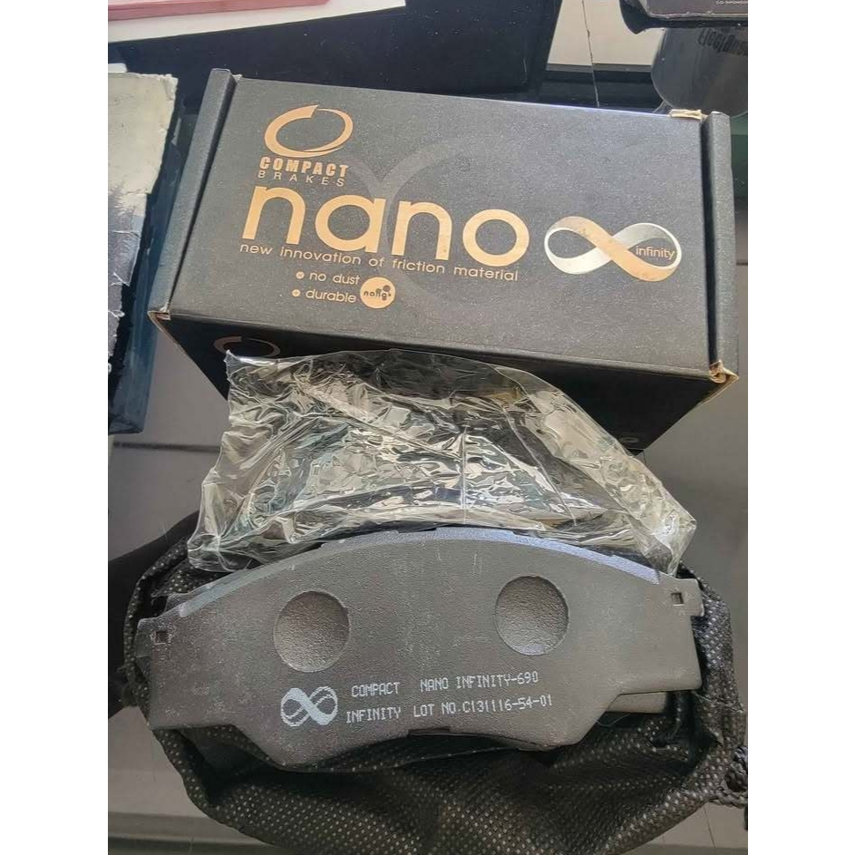 Front Disc Brake Pad Toyota Innova 2.0 TGN40 2004~2011 Mushahi nano ...