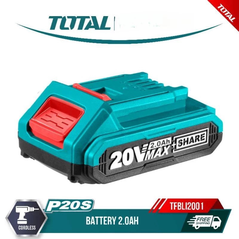 (Ready Stock) 100%Original TOTAL TFBLI20011 TABLI2001 P20S 20V Li-ion ...