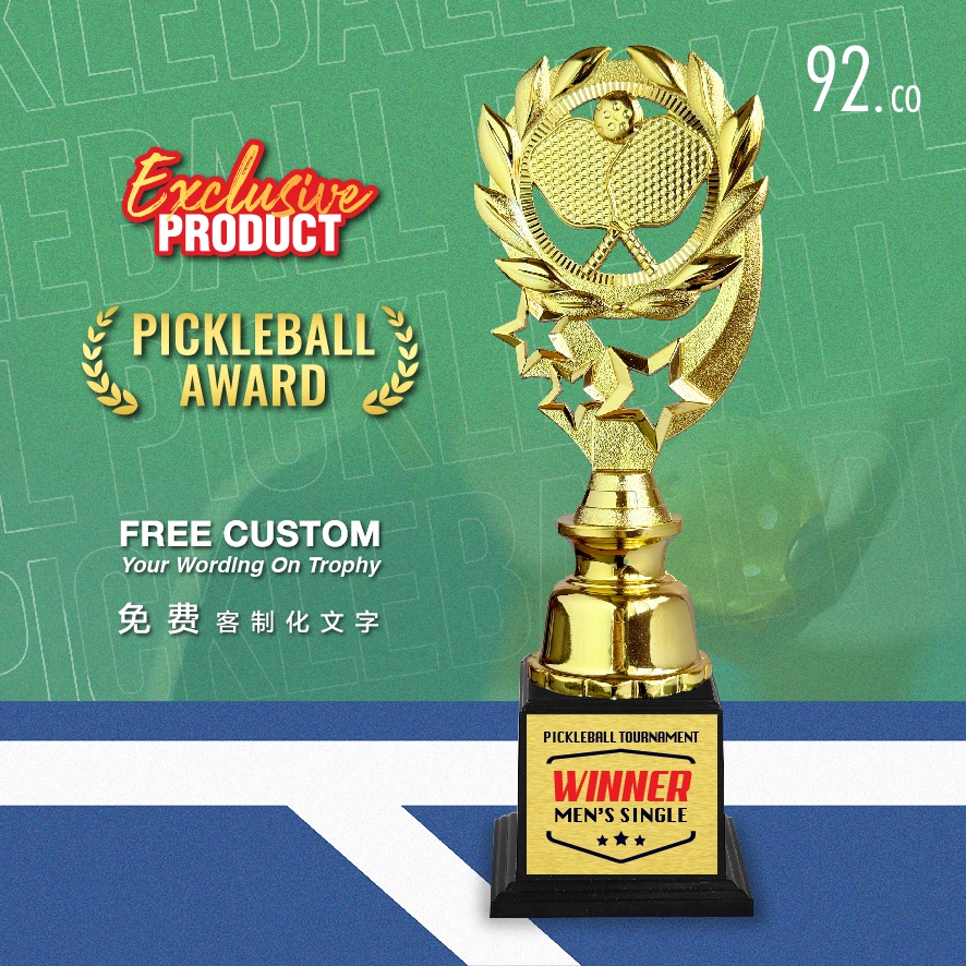 [Pickleball Trophy] Pickleball Award Sport Trophy. Trophy Award Piala ...