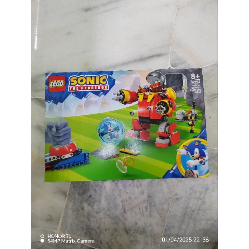 LEGO 76993 Sonic The Hedgehog Sonic Vs Dr Eggman's Death Egg Robot | Shopee Malaysia