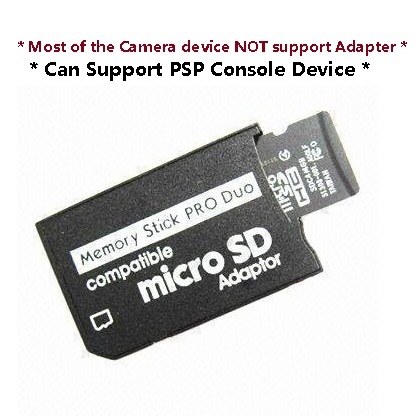 PSP 1000 2000 3000 E1000 Series MEMORY STICK MICRO SD Card + ADAPTER ...