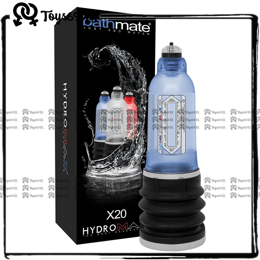 Bathmate Hydromax Aqua Blue X20 Penis Pump Pam Pembesar Zakar Lelaki ...