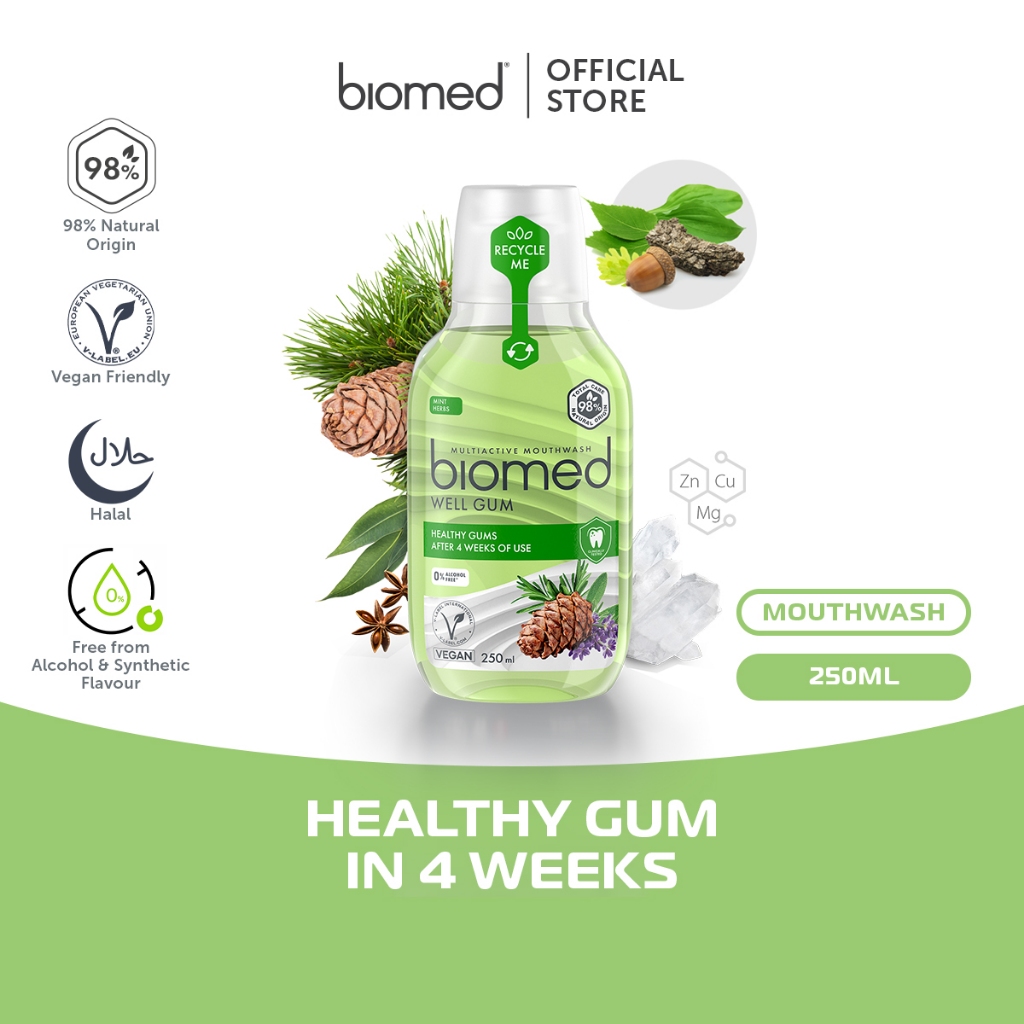 Biomed Well Gum Mouthwash 250ml | Shopee Malaysia