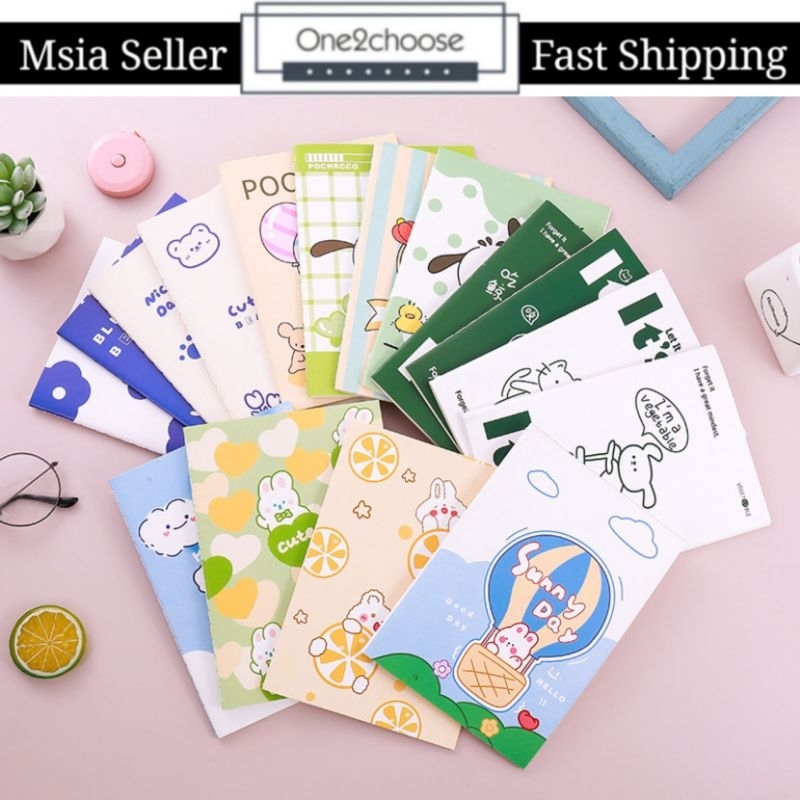 Cute A5 Note Book Writing Exercise Book Buku Latihan Stationery ...