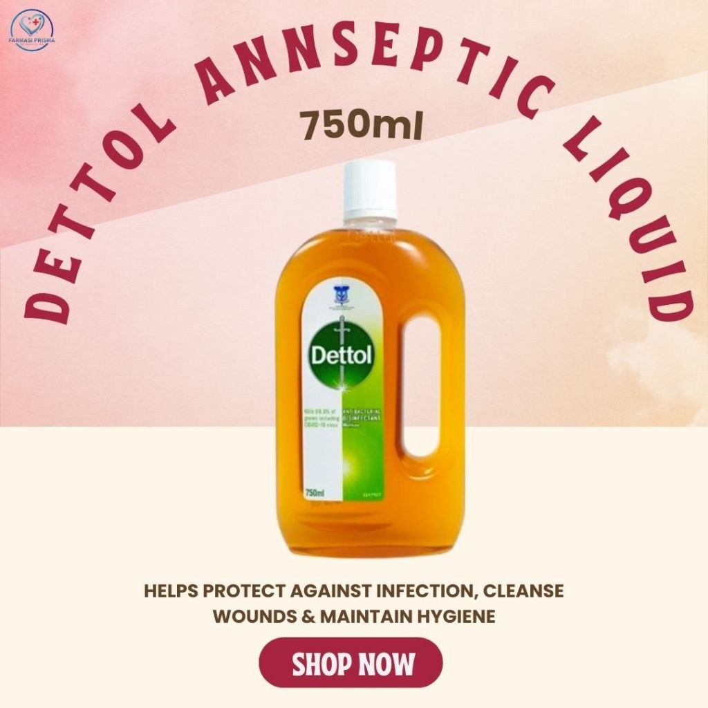 [CLEARANCE SALE] DETTOL BROWN ANTISEPTIC & ANTIBACTERIAL LIQUID 750ML ...